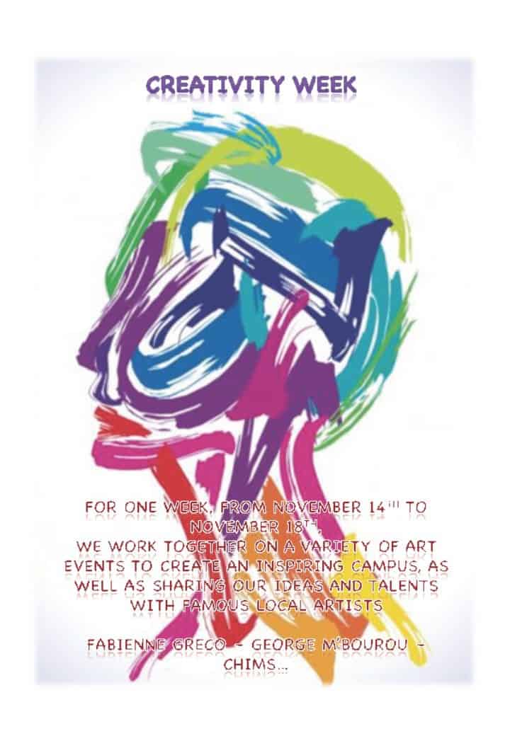 Creativity Week – Monday 15th to Friday 18th November 2016 | Ecole ...